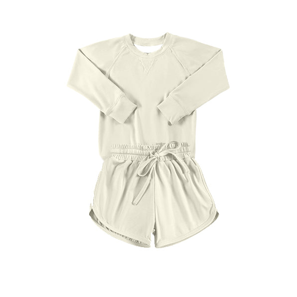 GLS0008 pre-order toddler girl clothes white girl yoga set-2025.4.2 ...